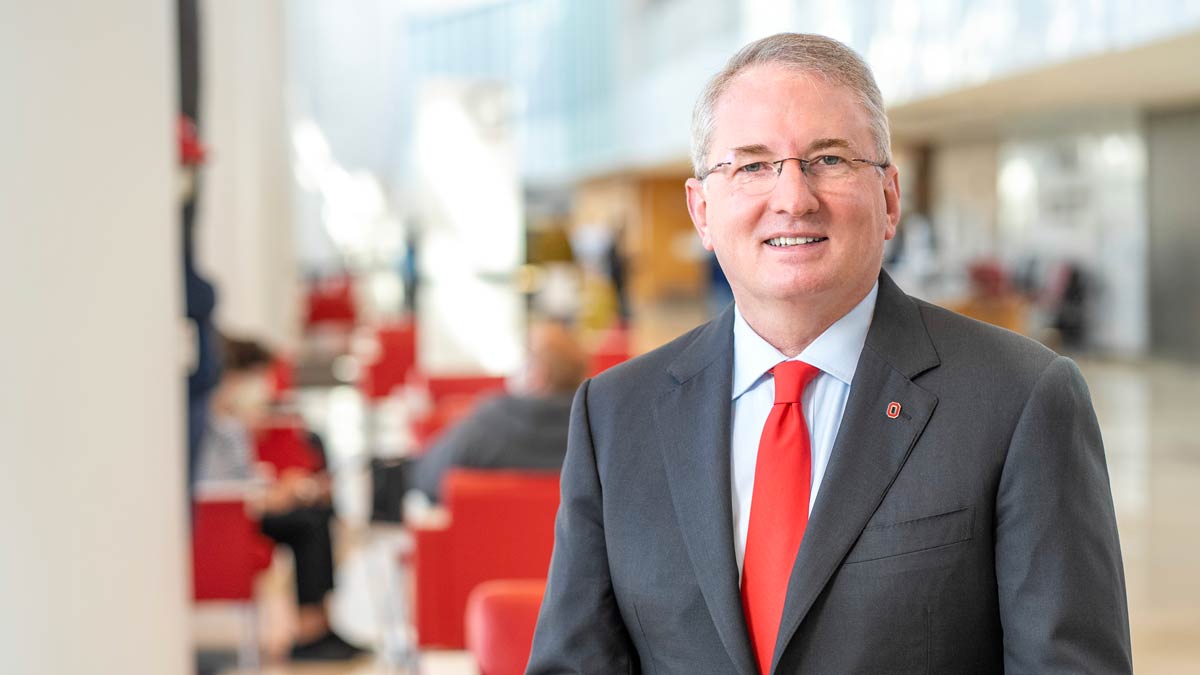 New CEO Dr. John Warner and his approach to leadership | Ohio State ...